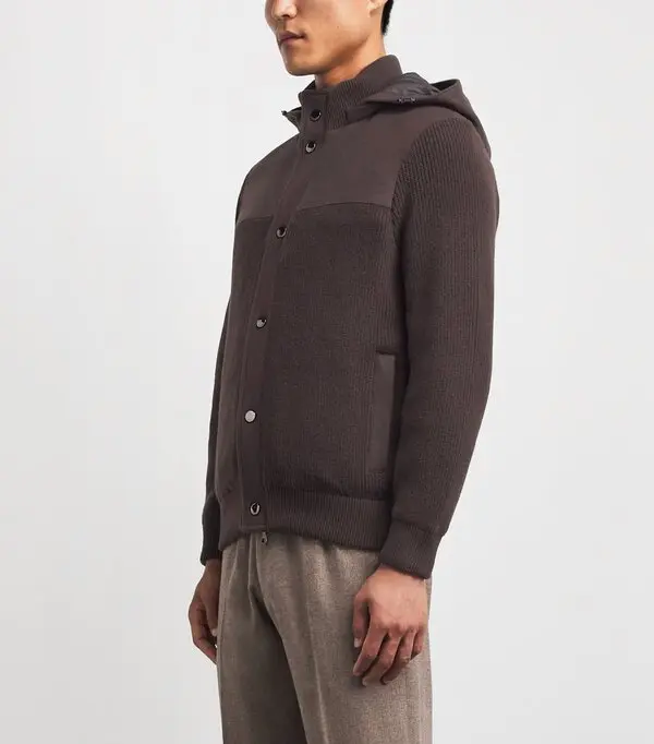 FIORONI CASHMERE Virgin Wool Down Jacket