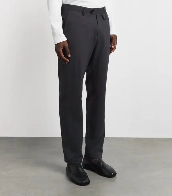 Oliver Peoples Cotton-wool Fishtail Westerman Trousers
