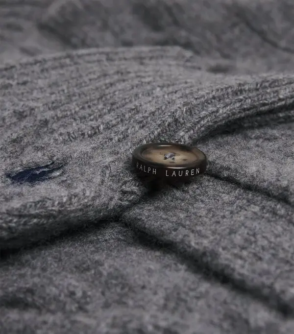 Polo Ralph Lauren Wool-cashmere Cable-knit Cardigan