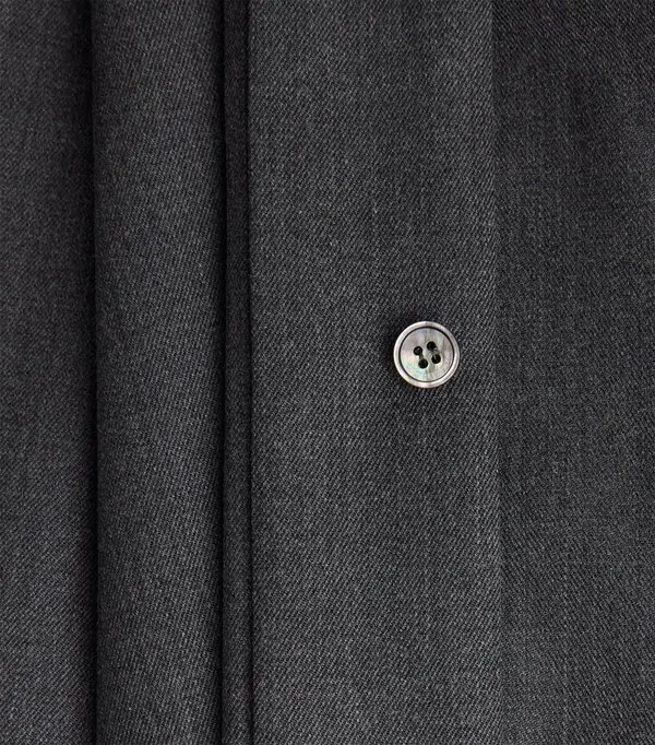 LE17SEPTEMBRE Wool-blend Two-pocket Overshirt