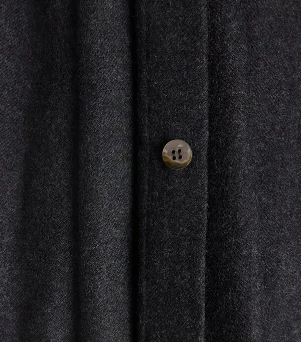 LE17SEPTEMBRE Wool Half-placket Overshirt