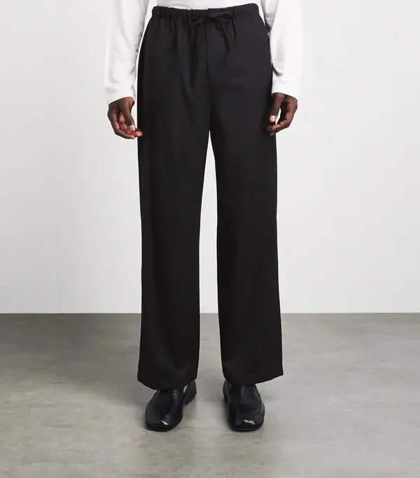LE17SEPTEMBRE Wool-blend Drawstring Trousers
