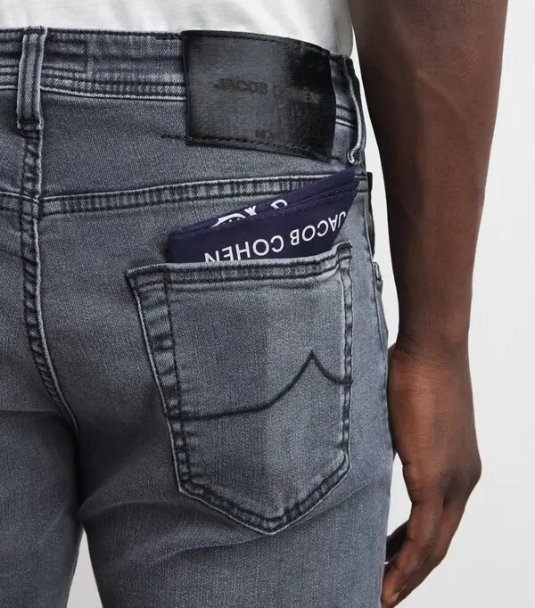 Jacob Cohen Pony Hair-patch Nick Slim Jeans