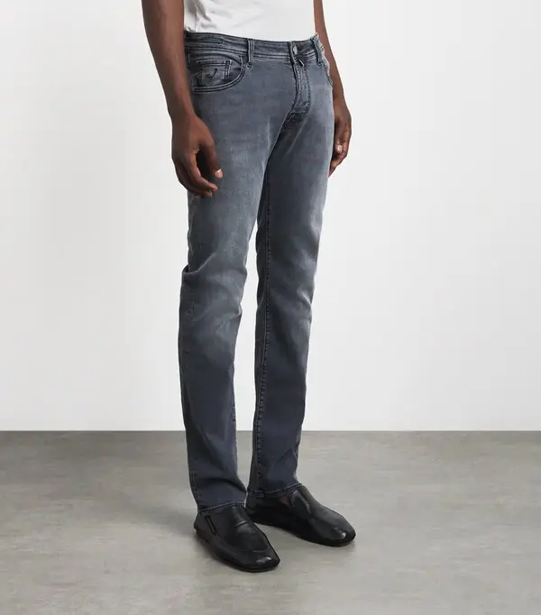 Jacob Cohen Pony Hair-patch Nick Slim Jeans