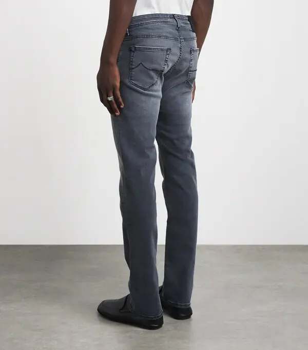Jacob Cohen Pony Hair-patch Nick Slim Jeans