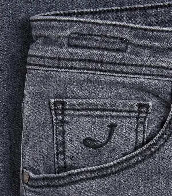 Jacob Cohen Pony Hair-patch Nick Slim Jeans