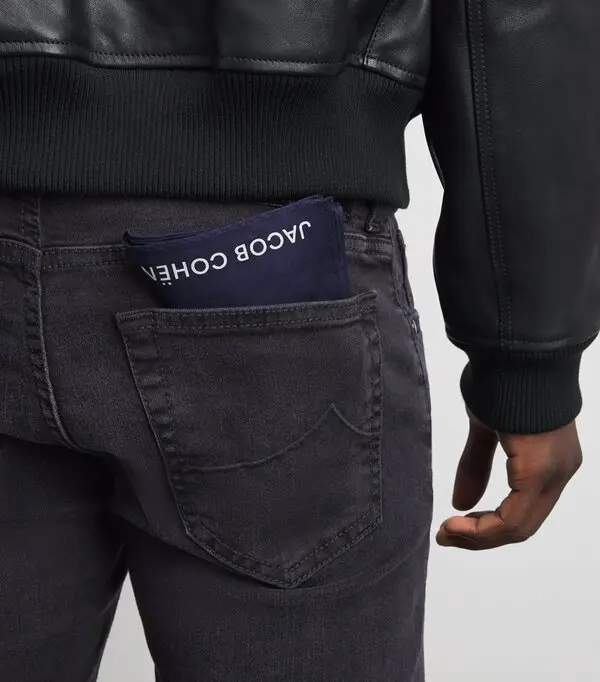 Jacob Cohen Pony Hair-patch Nick Slim Jeans
