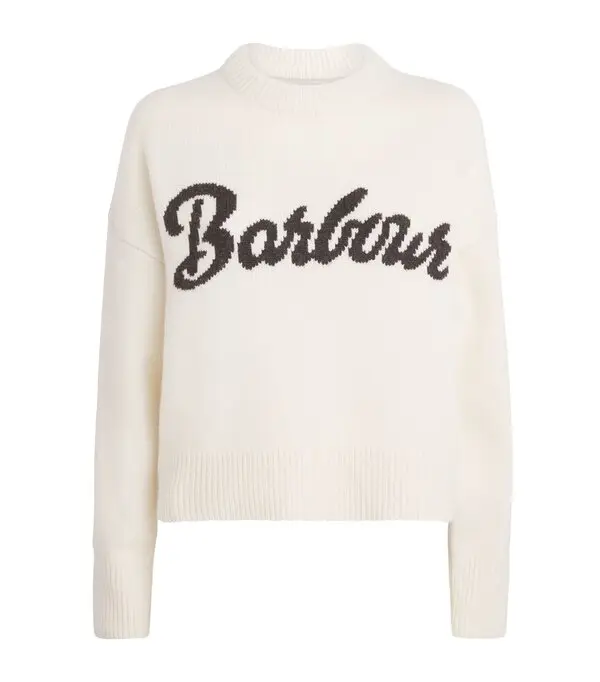 Barbour Wool Ivybridge Sweater - Ivory