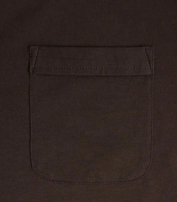 Paige Pima Cotton Cosgrove Shirt - Brown