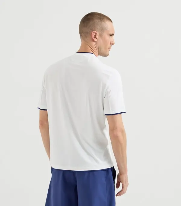 Brunello Cucinelli Comfort Nylon Logo T-shirt