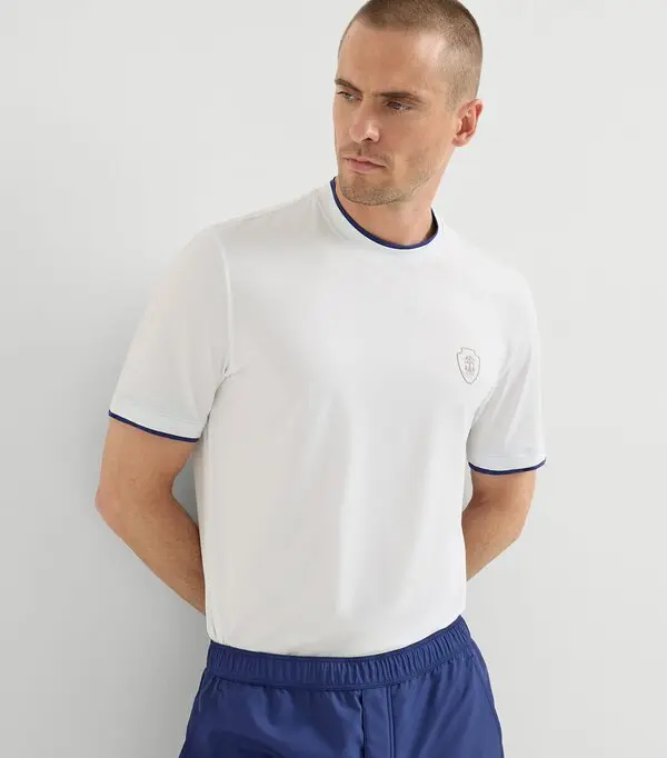 Brunello Cucinelli Comfort Nylon Logo T-shirt