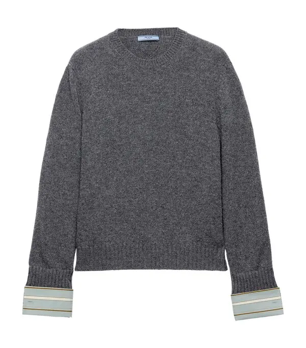 Prada Wool-cashmere Crew-neck Sweater