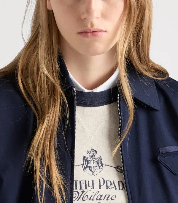 Prada Cotton Reversible Blouson Jacket