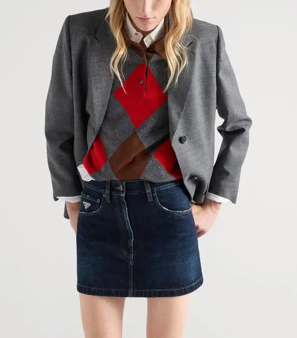 Prada Denim Mini Skirt