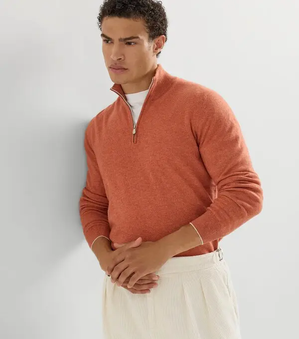 Brunello Cucinelli Cashmere Quarter-zip Sweater