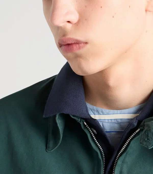 Prada Cotton Long-sleeve Polo Shirt