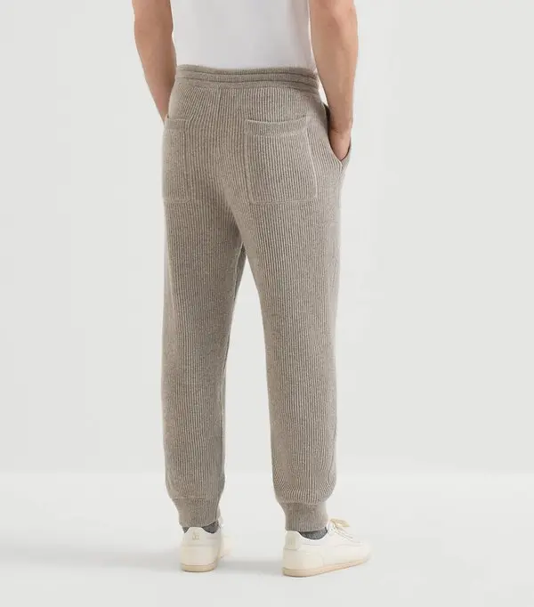 Brunello Cucinelli Cashmere Rib-knit Sweatpants