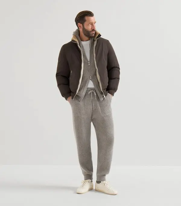 Brunello Cucinelli Cashmere Rib-knit Sweatpants