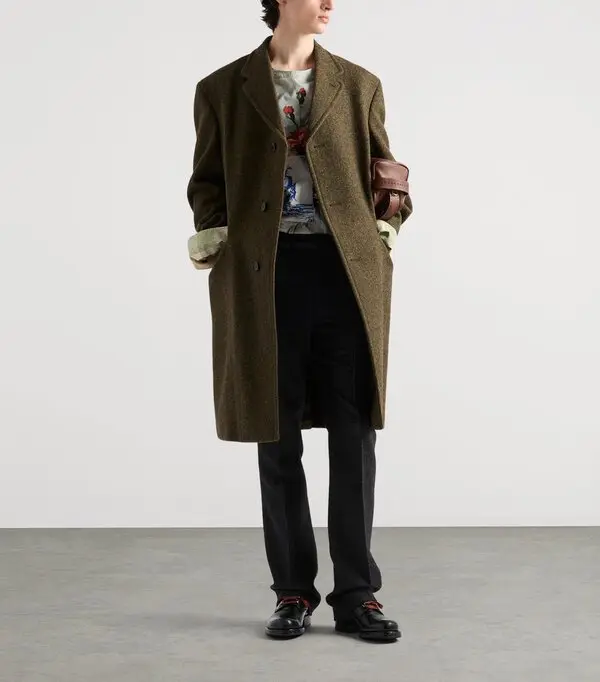 Prada Cotton Floral Back-button Shirt