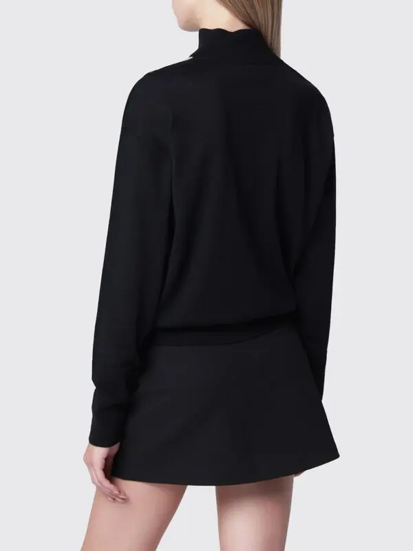 COURREGES Merino Wool Turtleneck Sweater With Cut-out Detail