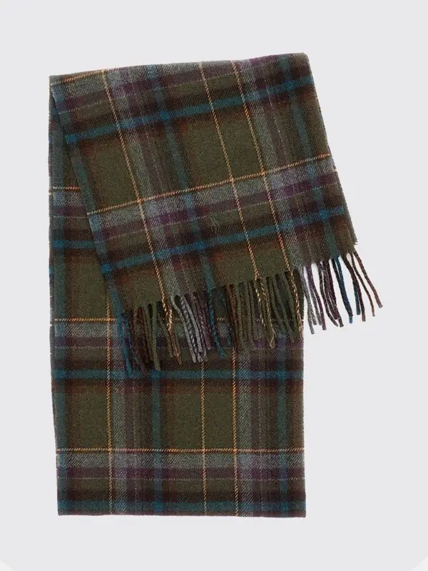 Polo Ralph Lauren Tartan Plaid Wool Scarf - Green
