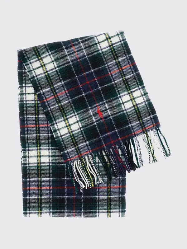 Polo Ralph Lauren Tartan Plaid Wool Scarf - Multicolor