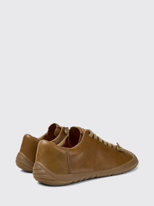 Camper Peu Path+ Slip-on Sneakers In Calfskin With Elastic Laces - Brown