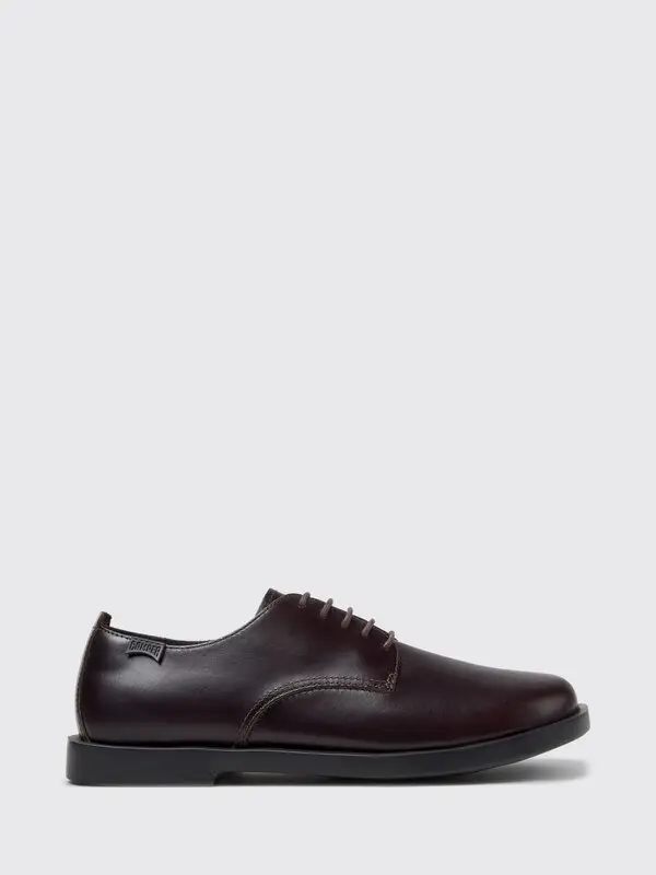 Camper Don Smooth Calfskin Derby Shoes With Xl Extralight® Sole - Brown