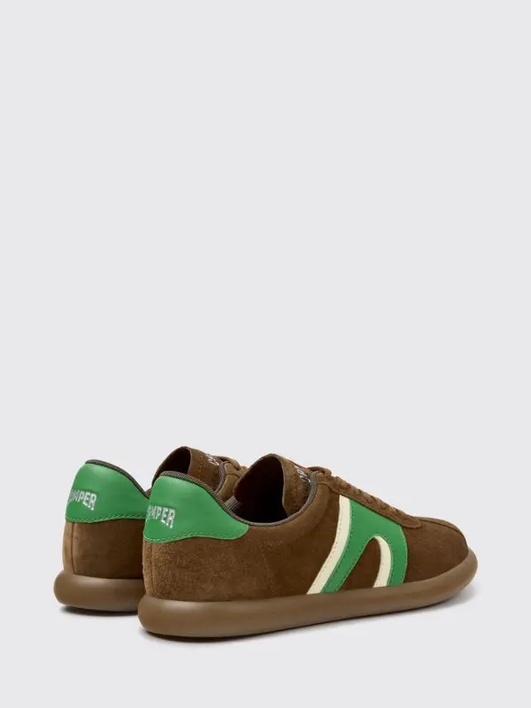 Camper Pelotas Soller Smooth And Suede Leather Sneakers - Brown