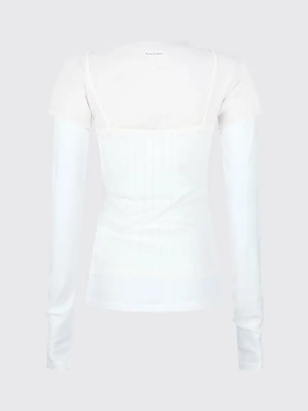 Acne Studios Slim-fit Long-sleeved Ribbed Jersey Top