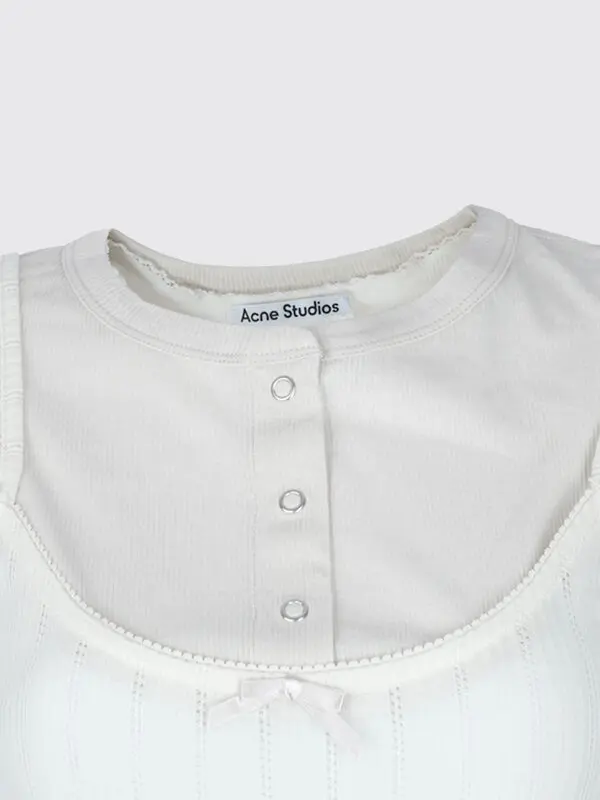 Acne Studios Slim-fit Long-sleeved Ribbed Jersey Top