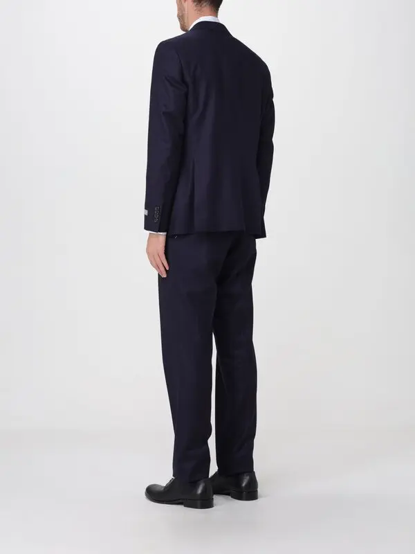 Canali Single-breasted Pinstripe Wool Suit