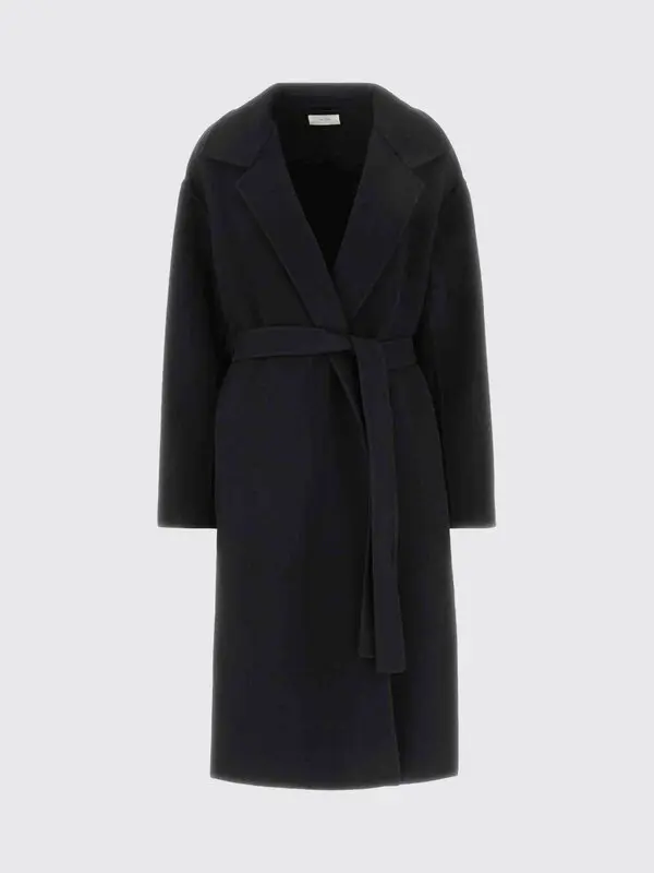 THE ROW Virgin Wool Knee-length Robe Coat With Belt