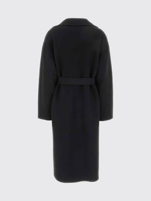 THE ROW Virgin Wool Knee-length Robe Coat With Belt