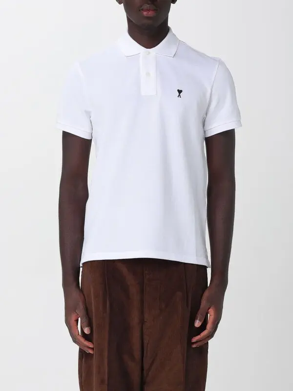 AMI Paris Polo Shirt Colour - White