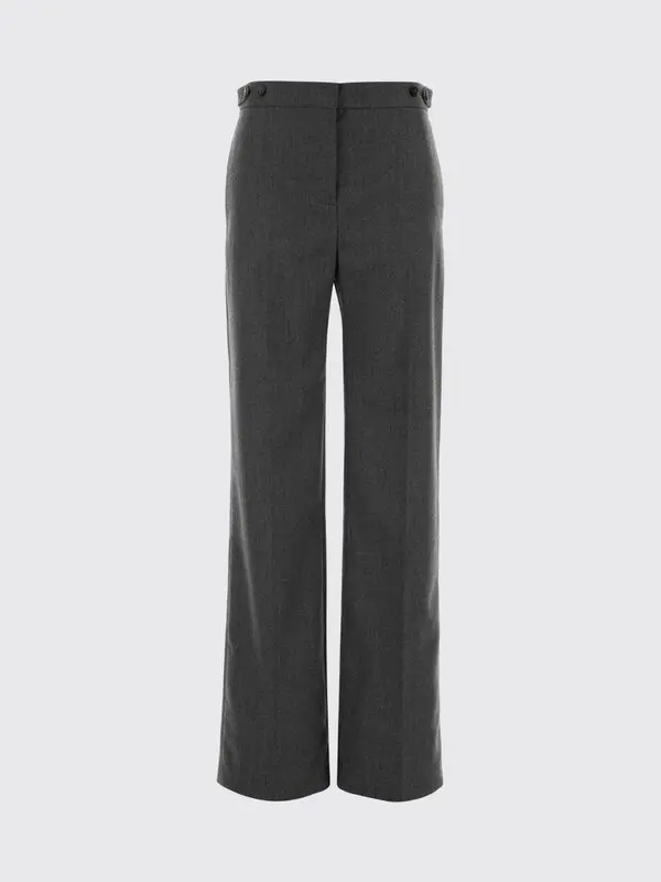 Stella McCartney High-waisted Straight-leg Trousers In Pure Wool