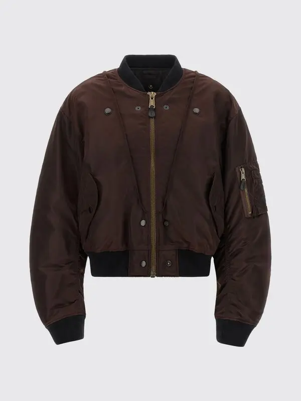 MAISON MARGIELA Reversible Quilted Nylon Bomber Jacket - Brown