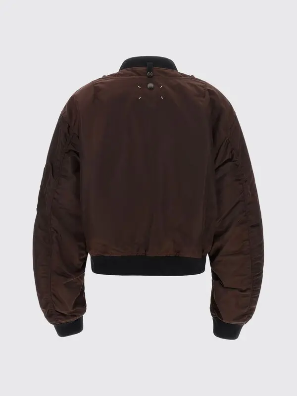 MAISON MARGIELA Reversible Quilted Nylon Bomber Jacket - Brown