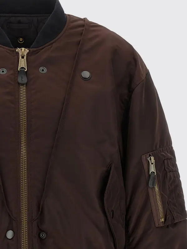 MAISON MARGIELA Reversible Quilted Nylon Bomber Jacket - Brown