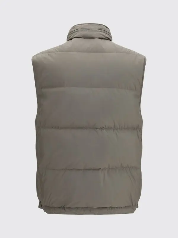 Brunello Cucinelli Padded Nylon Vest With Packable Hood