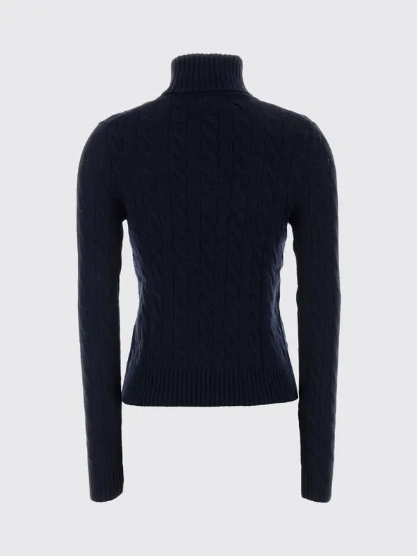 Polo Ralph Lauren Slim Fit Wool And Cashmere Turtleneck Sweater With Embroidered Pony Logo - Blue