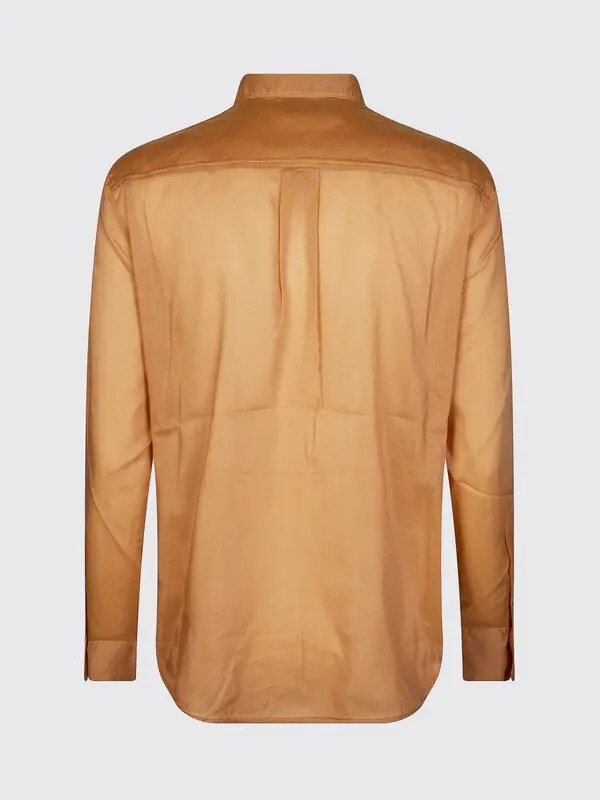 FORTE_FORTE Silk And Cotton Blend Shirt With French Collar - Brown