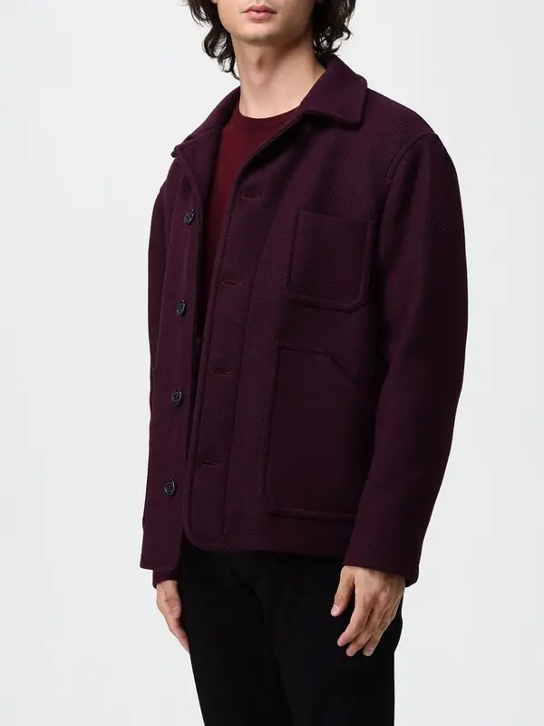 BROOKSFIELD Collared Jacket - Plum