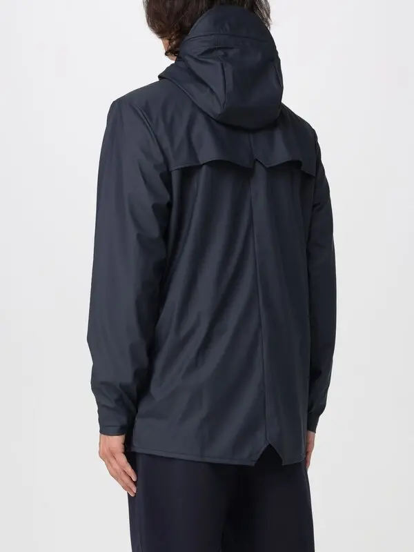 Rains Hooded Waterproof Jacket In Recycled Technical Fabric