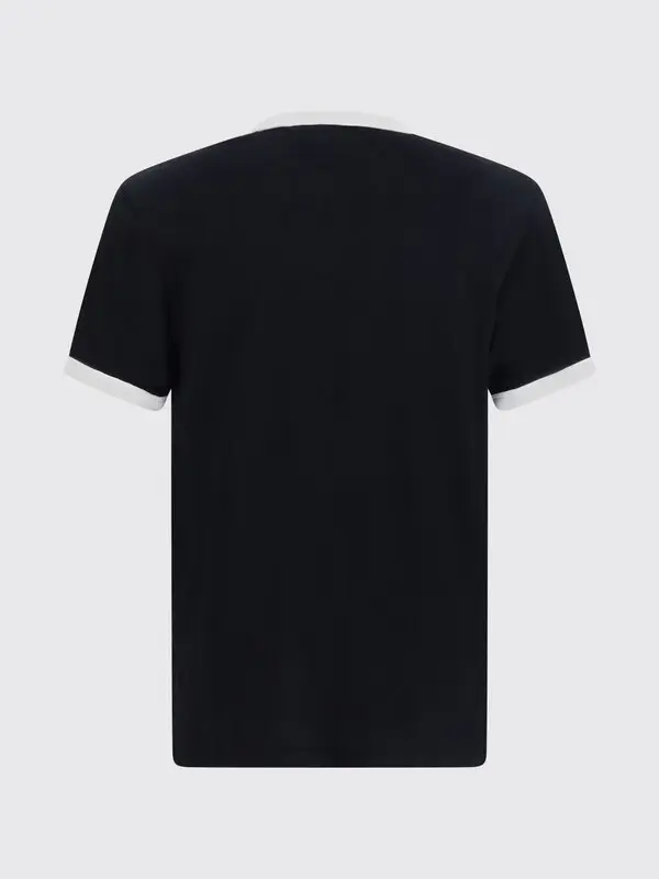 Kenzo Crewneck Cotton T-shirt With Contrast Logo