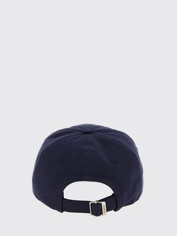 Saint Laurent Cotton Baseball Cap With Contrasting Logo