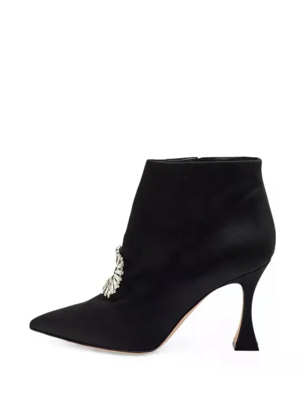 Manolo Blahnik Cantita Crystal-embellished Ankle Boots