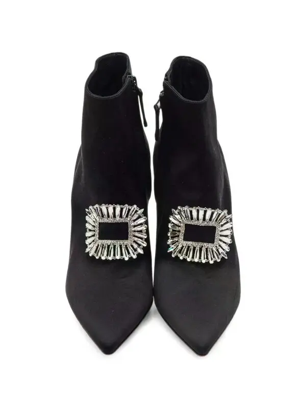 Manolo Blahnik Cantita Crystal-embellished Ankle Boots