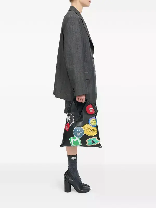 MAISON MARGIELA Japanese Sticker-print Tote Bag
