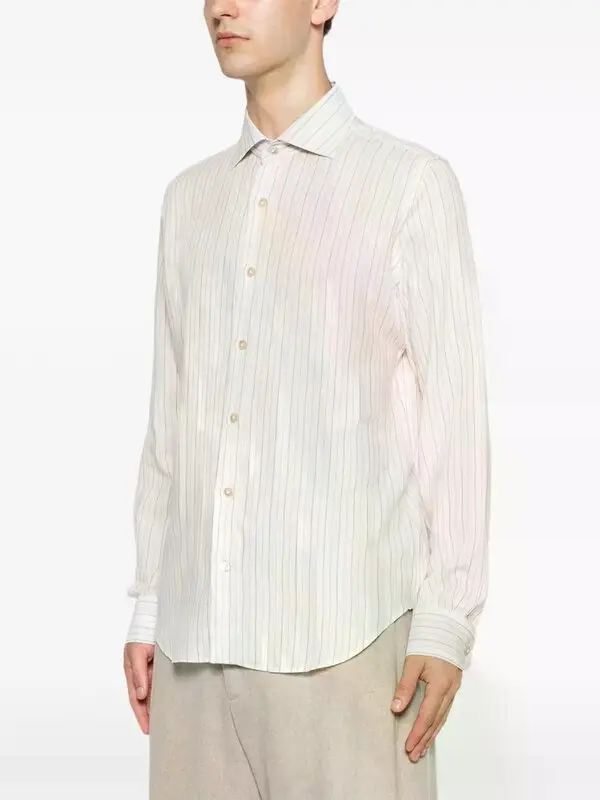 Eleventy Stripe Long-sleeve Shirt